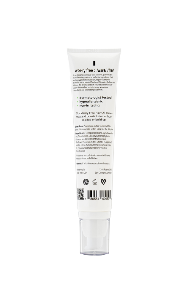 Original Sprout Worry Free Hair Oil | Frizz Control & Shine ...